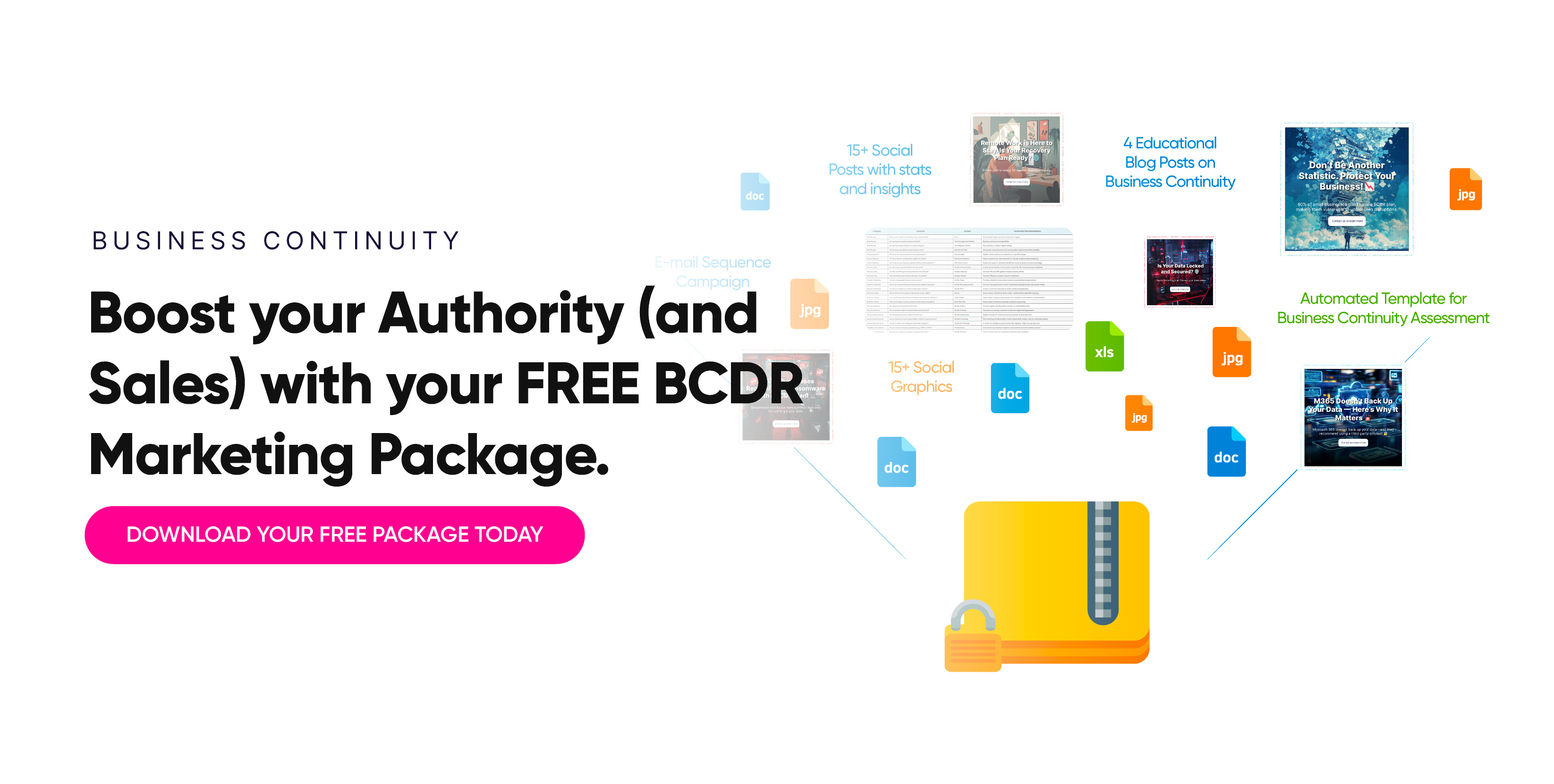 FREE BCDR Marketing Package for Authority Growth