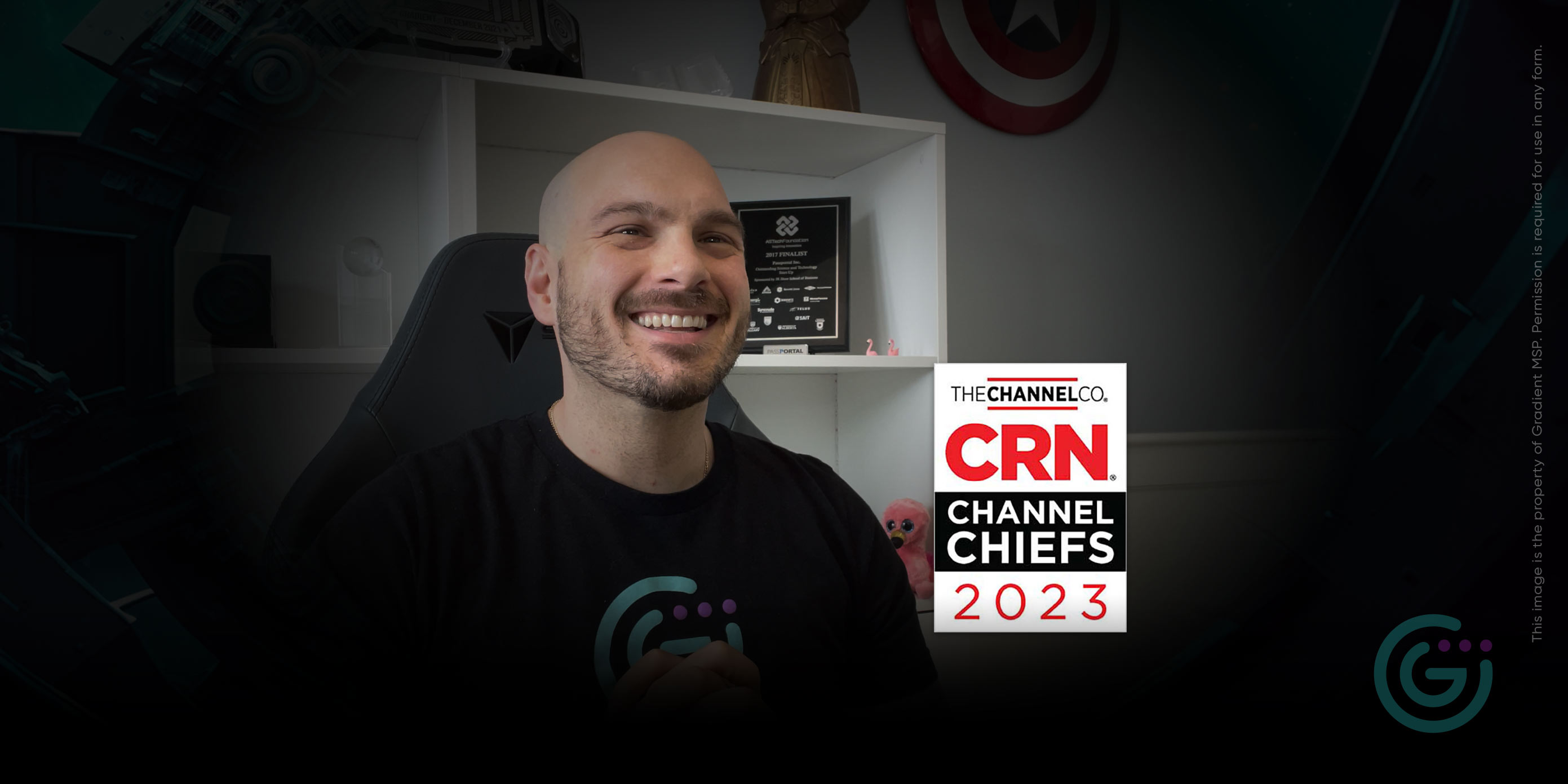 Gradient MSP CEO & Co-Founder Colin Knox named 2023 Channel Chief