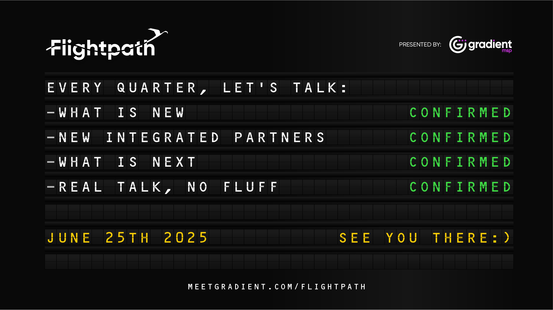 Flightpath - Thank you for registering!